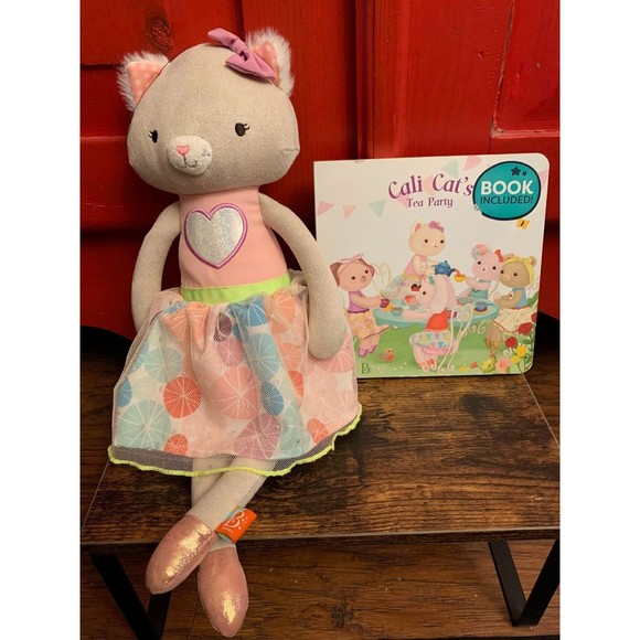 B's Softies | Toys | Bs Softies Cali Cats Tea Party Plush And Book ...